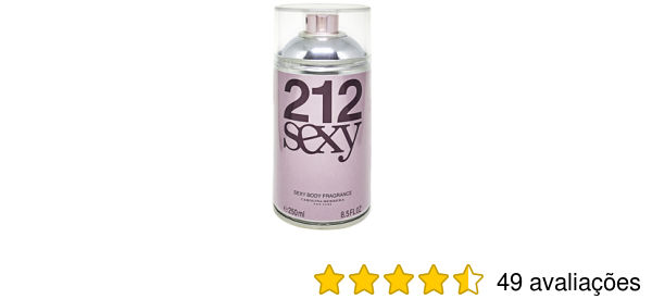 212 Sexy Body - Body Spray Carolina Herrera | Beleza na Web