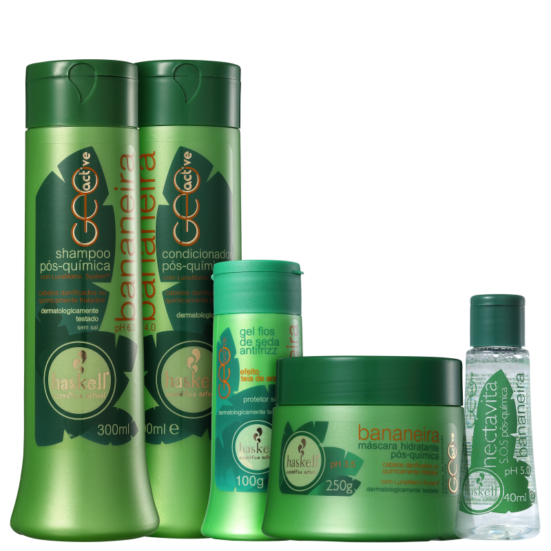 Kit Haskell Bananeira Completo | Beleza na Web