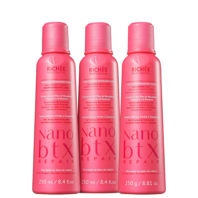 Kit Richée NanoBtx Repair Tratamento Diário | Beleza na Web
