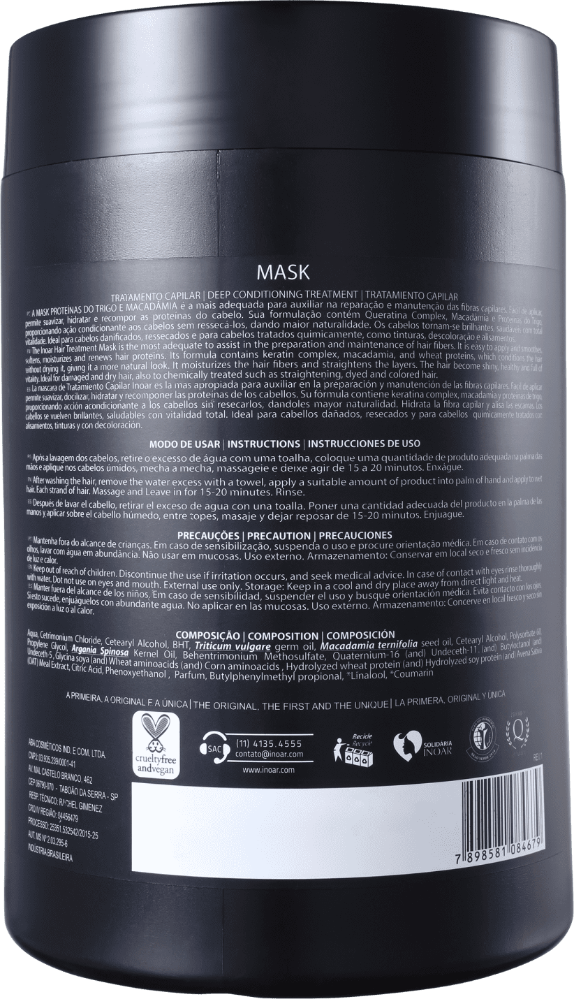 Máscara Inoar Mask de Hidratação | Beleza na Web