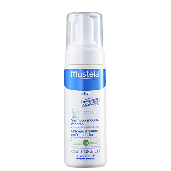 Mustela Bébé Shampooing Mousse Nourrisson - Shampoo 150ml - Beleza na Web
